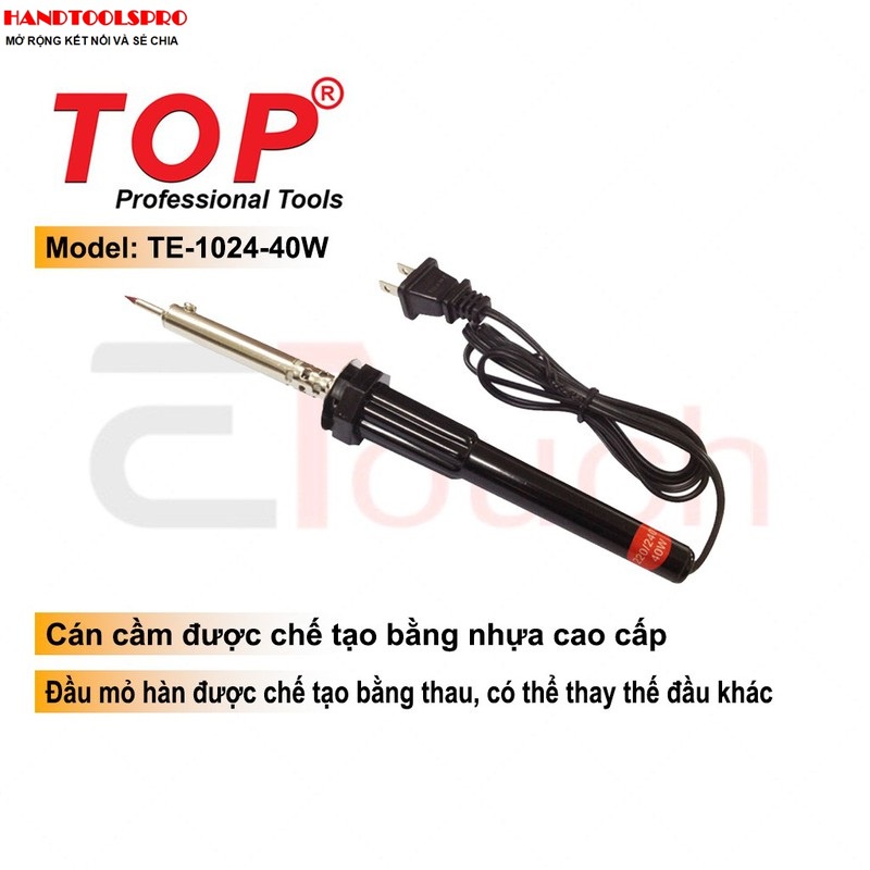Mỏ Hàn Chì Bằng Điện 40W - 220V Top TE-1024-40W | Shopee Việt Nam