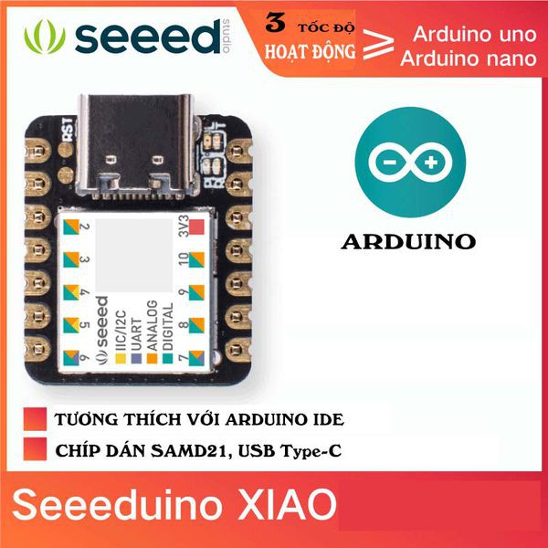 Seeeduino XIAO – Board Mạch Vi Điều Khiển Nhỏ Gọn, Mạnh Mẽ, Tương Thích Arduino | Shopee Việt Nam
