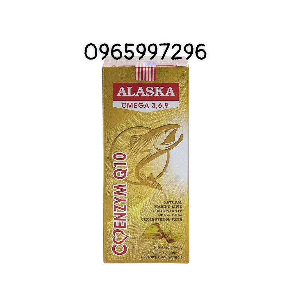 Viên dầu cá Alaska Omega 369 bổ não, sáng mắt, khỏe tim mạch (100 viên ...