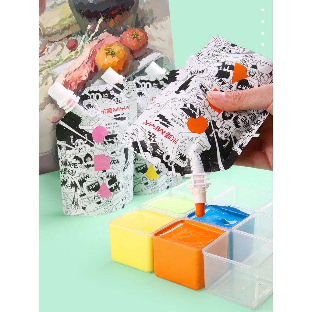 Túi refill màu Gouache Himi Miya 100ml P1 | Shopee Việt Nam
