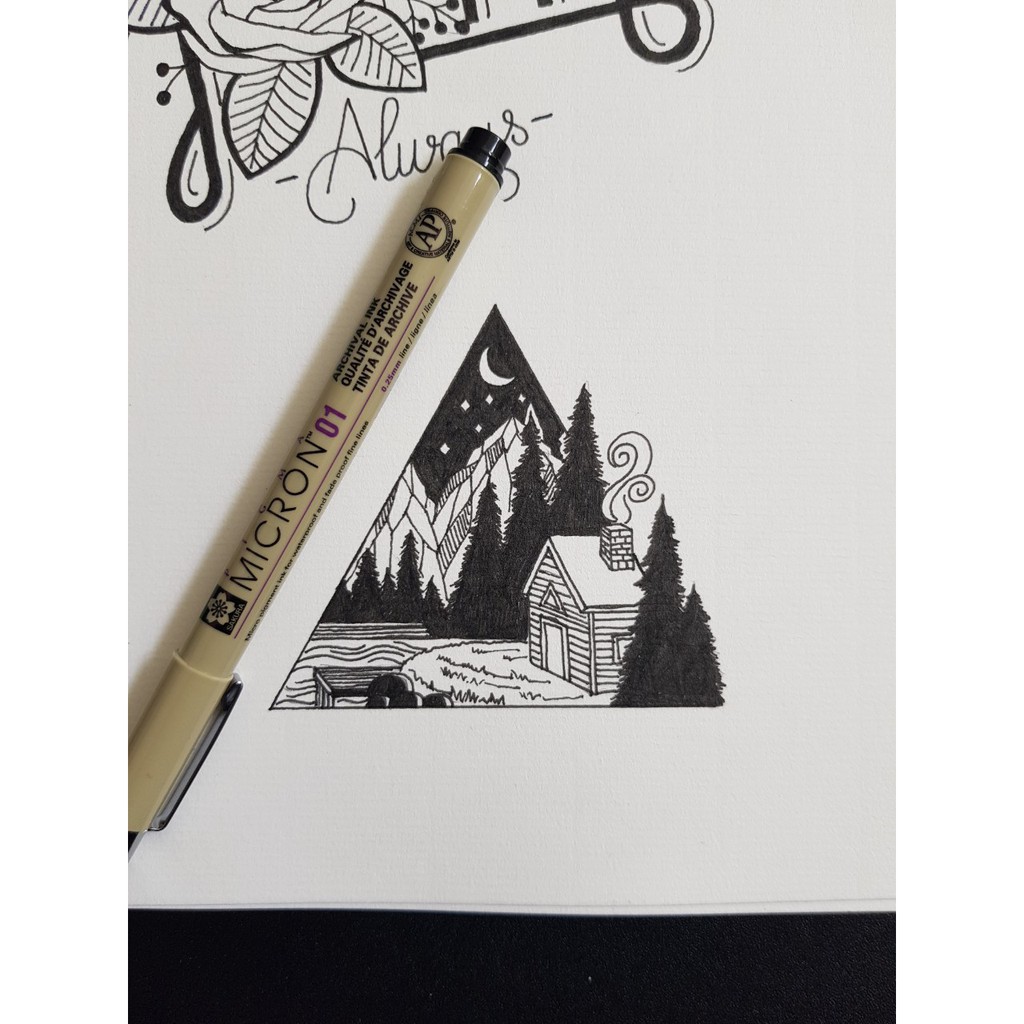 [ tychuotart ] Bút Line Màu Sakura Micron Pigma 05 Kháng Nước Chính ...