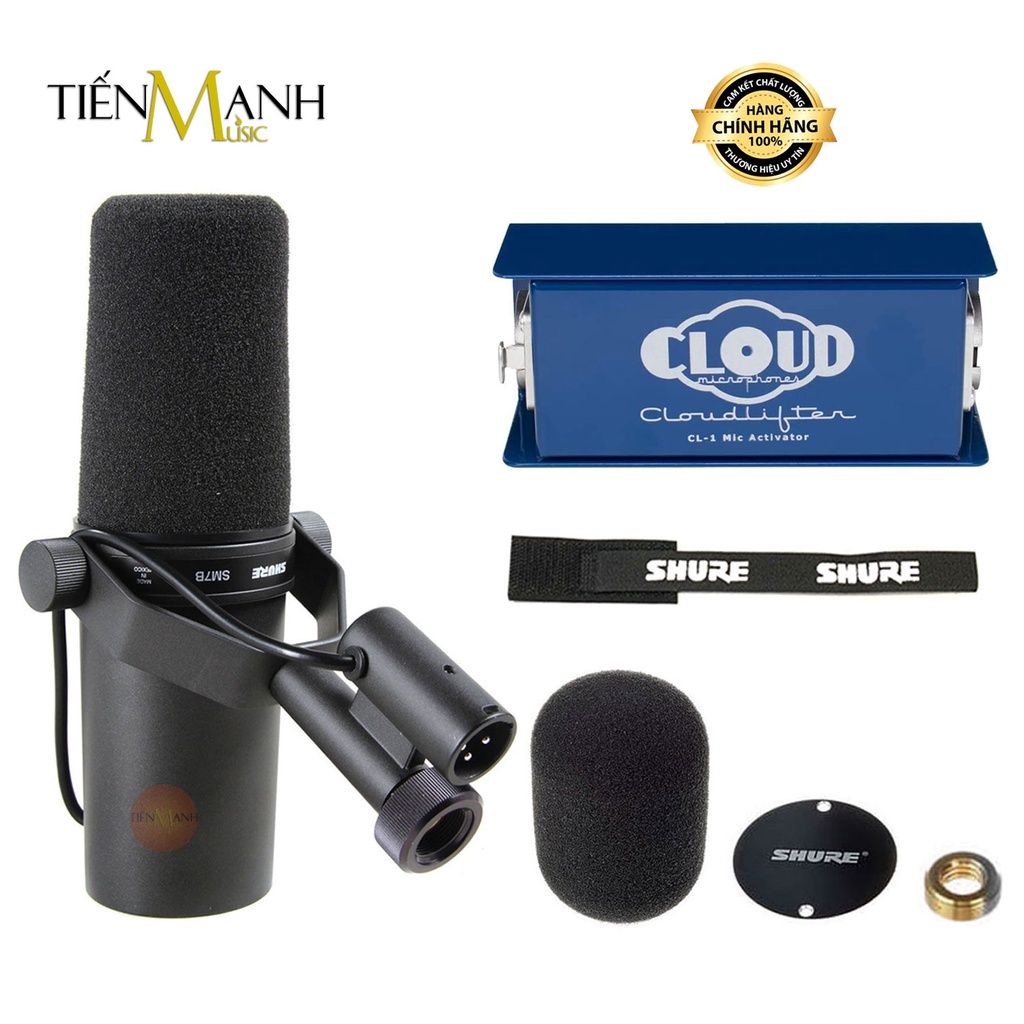 [Chính Hãng] Combo Micro Shure SM7B, SM7dB Và Kích Âm Cho Mic Cloudlifter CL1, DM1, DM2 Podcast ...