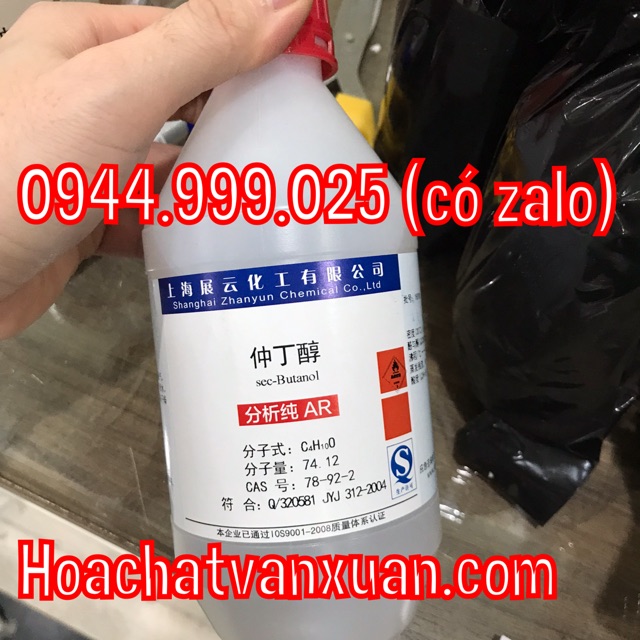 Hóa chất 2-Butanol sec-butanol CAS 78-92-2 C4H10O chai 500ml butanol ...