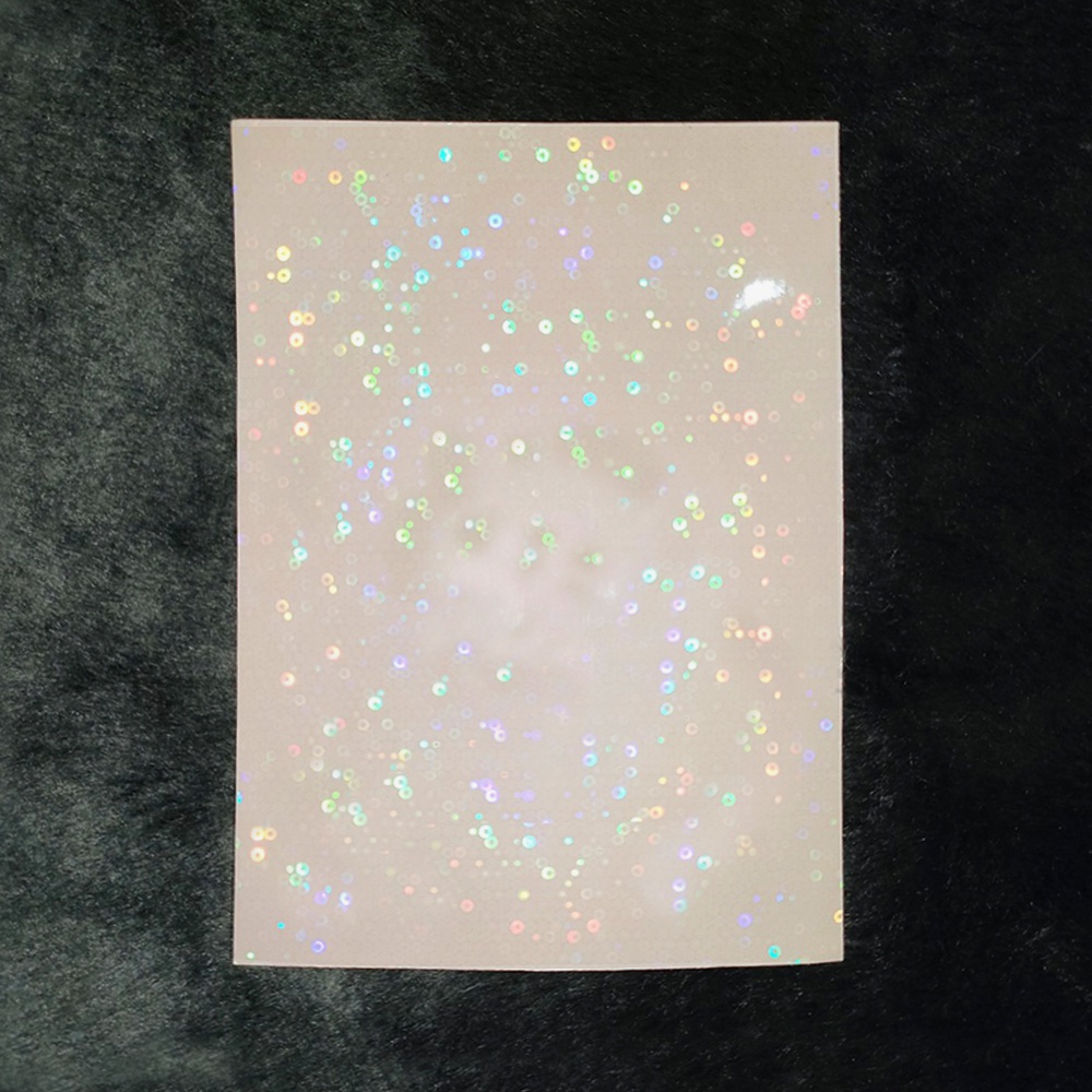 Màng cán Hologram lấp lánh trang trí sticker, toploader Size A4 ...
