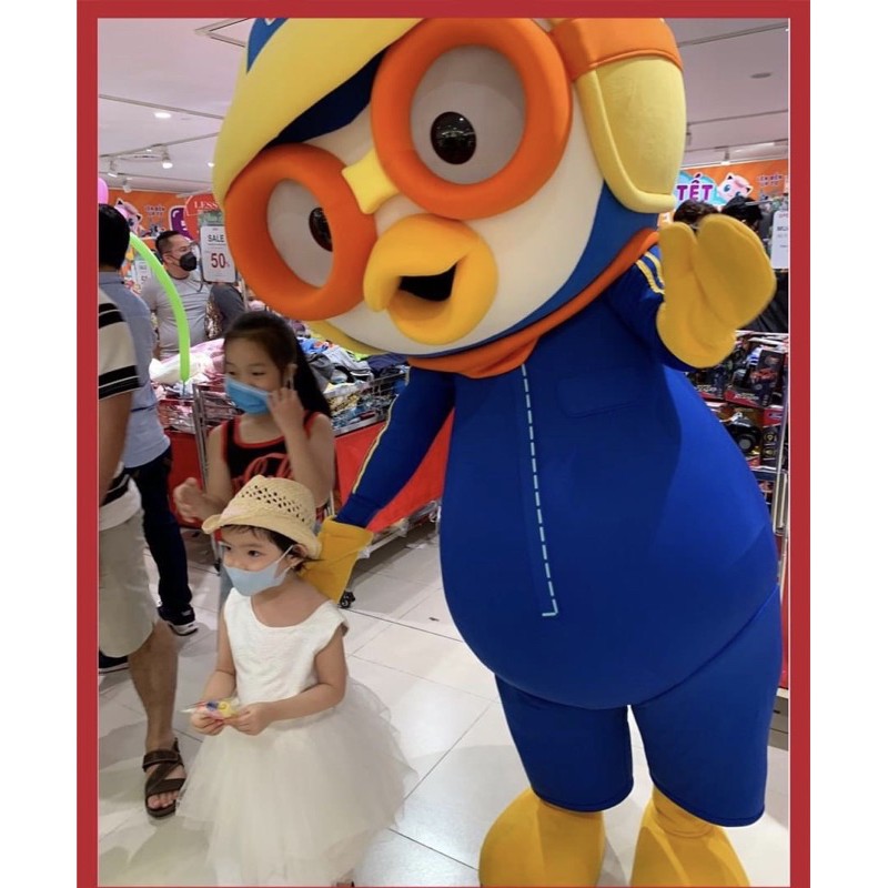 MASCOT CHIM CÁNH CỤT PORORO HOÁ TRANG HOẠT NÁO | Shopee Việt Nam