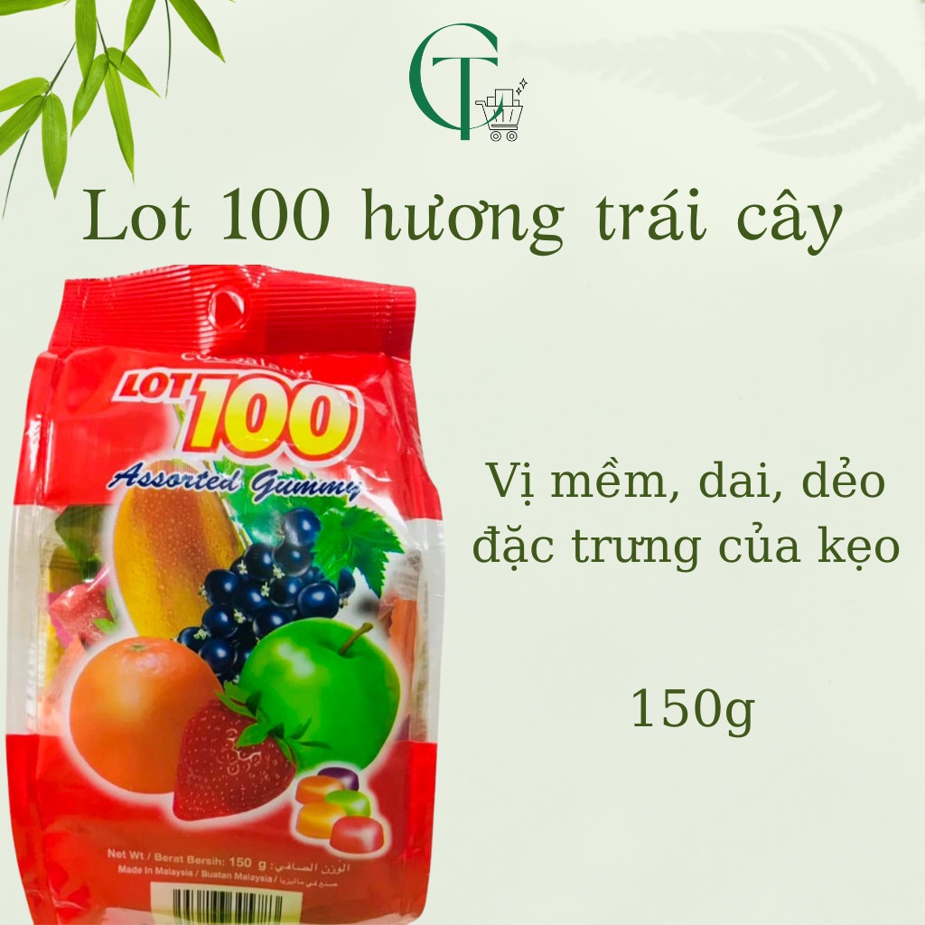 Kẹo dẻo hoa quả Lot 100 vị thơm ngon gói 150g | Shopee Việt Nam
