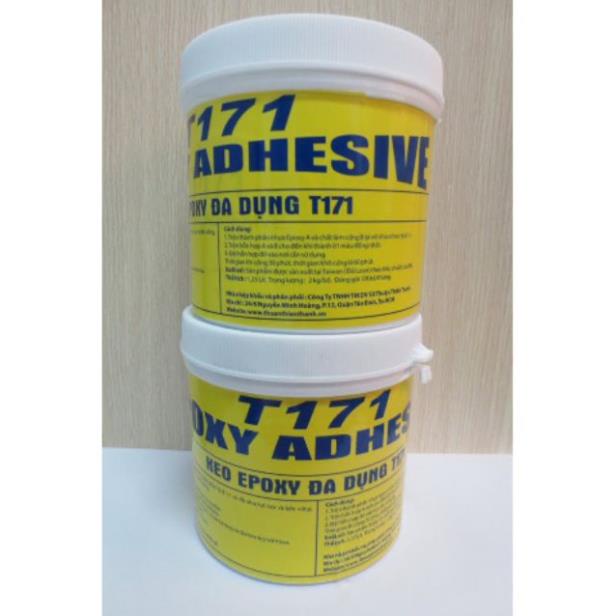 Keo Epoxy đa năng dán đá, bê tông, cấy sắt …2 thành phần T171 1kg ...