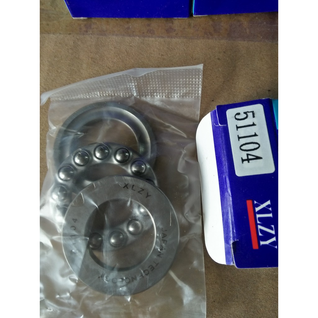 Bộ 10 vong bi chặn trục 51104 đường kính trong 20mm x35x10 | Shopee ...