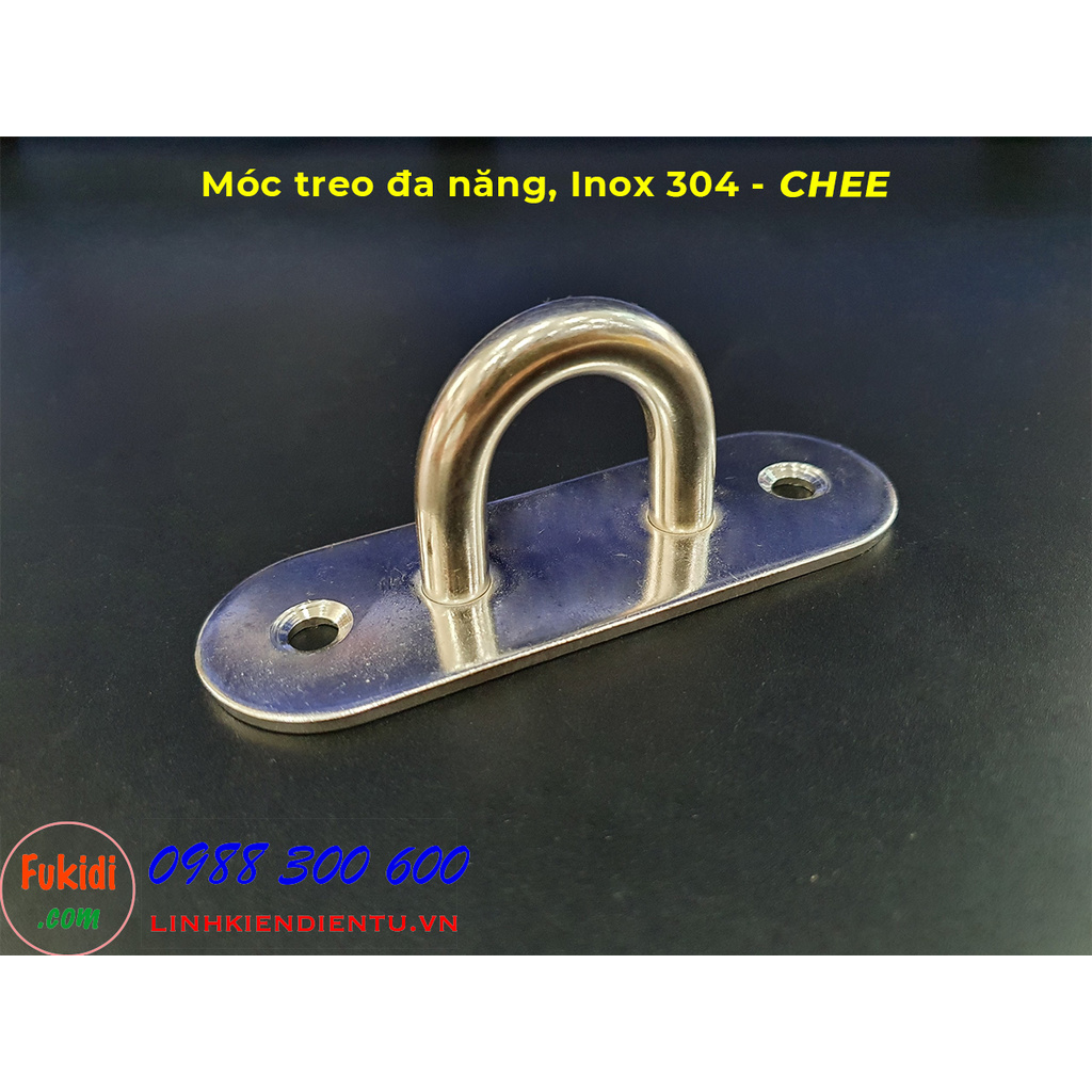 Móc treo ghế đu, xích đu, treo quạt trần inox 316 size M5, M6, M8, M10 ...