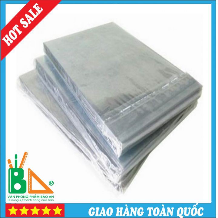 Bìa Mica Đóng Sổ A4 Loại Dày / 100 tờ/1 tập | Shopee Việt Nam