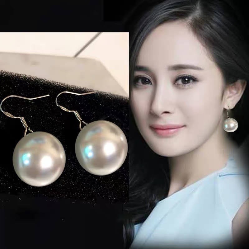 Bông tai khuyên tai hạt châu khoá móc dễ thương | Shopee Việt Nam