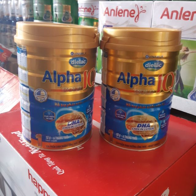 2 Lon Sữa Dielac Alpha Gold IQ Step 1 (900g) | Shopee Việt Nam