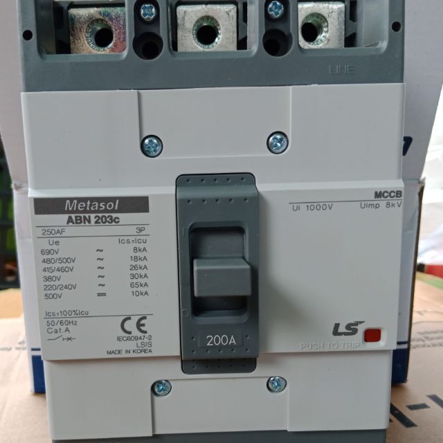Cầu dao tự động CB khối 3 pha 200A LS | Shopee Việt Nam