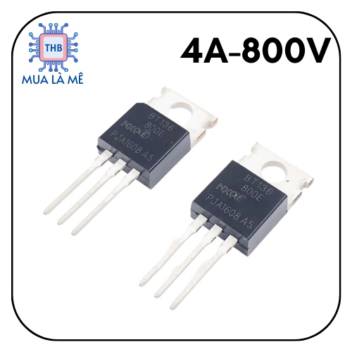 BT136 800E Triac 4A 800V chính hãng. | Shopee Việt Nam
