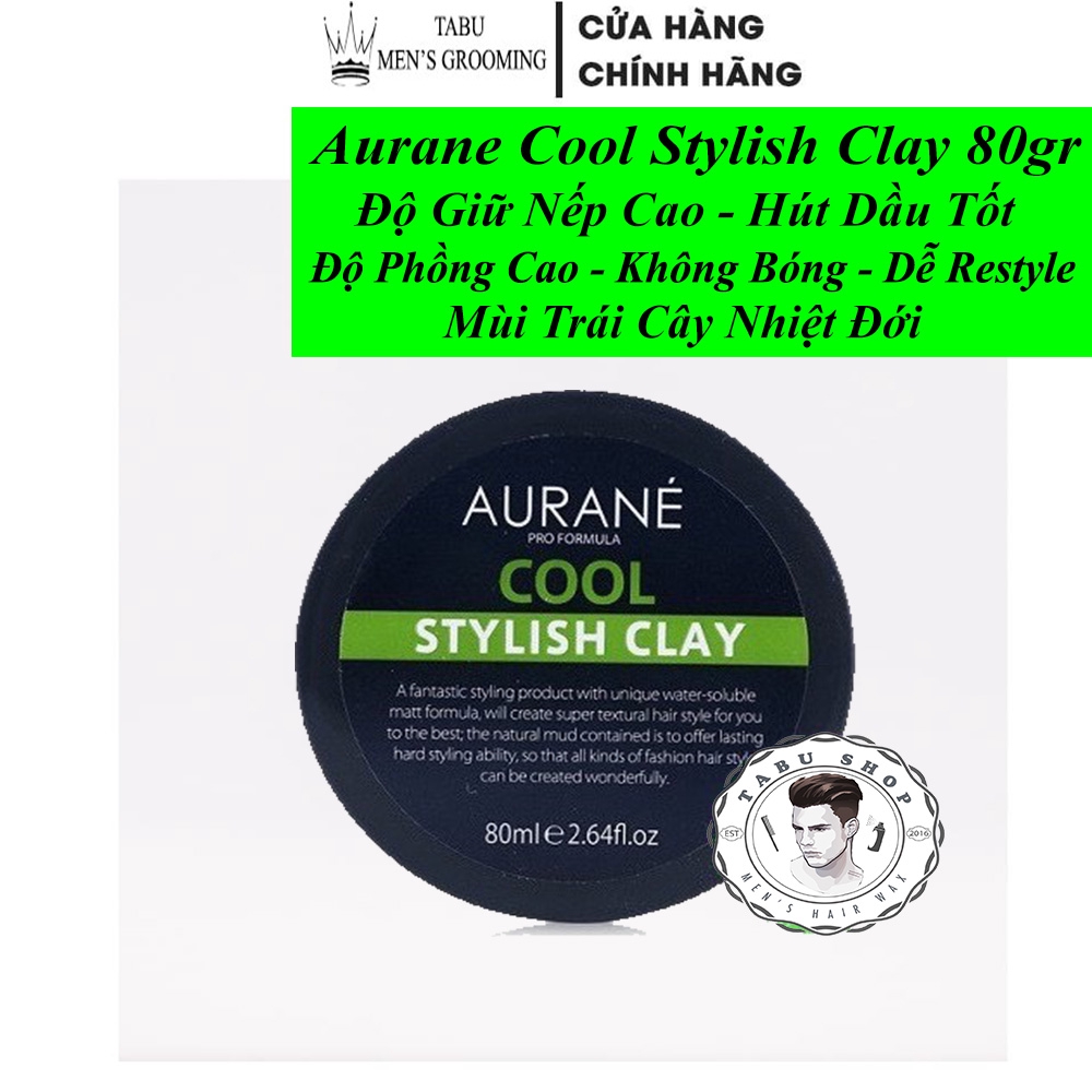 Sáp vuốt tóc Aurane Cool Stylish Clay 80ml | Shopee Việt Nam