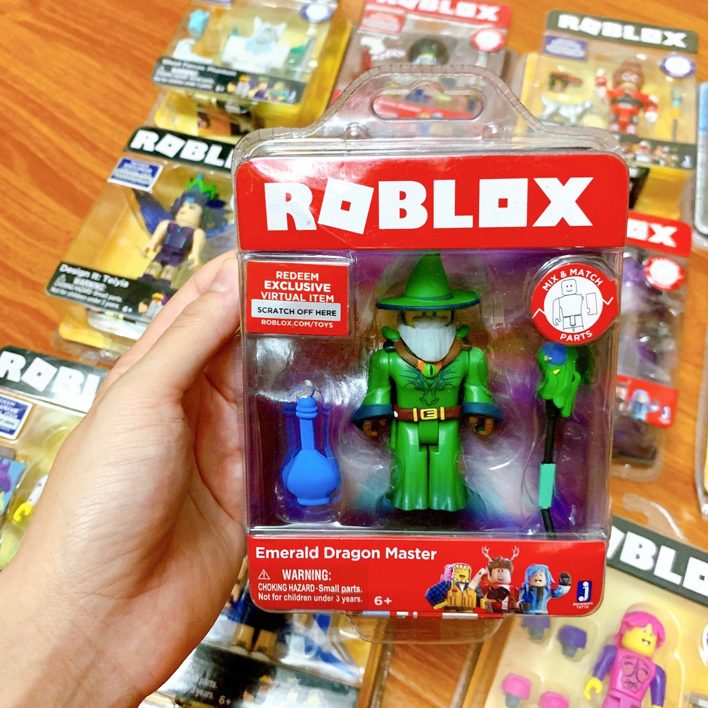 ROBLOX Chính Hãng, Có Code] Roblox Toy Emerald Dragon Master | Shopee ...