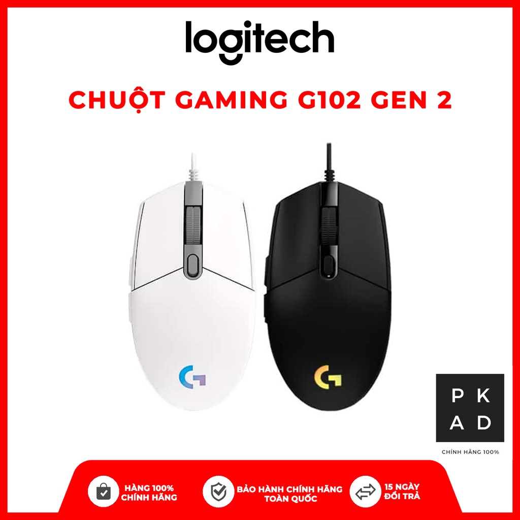 Chuột game Logitech G102 Gen 2 Lightsync Hàng chính hãng | Shopee Việt Nam