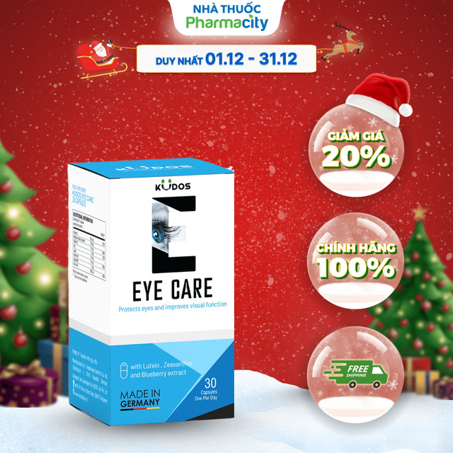 Viên uống Kudos Eye Care Hỗ trợ mắt (Hộp 30 viên) | Shopee Việt Nam