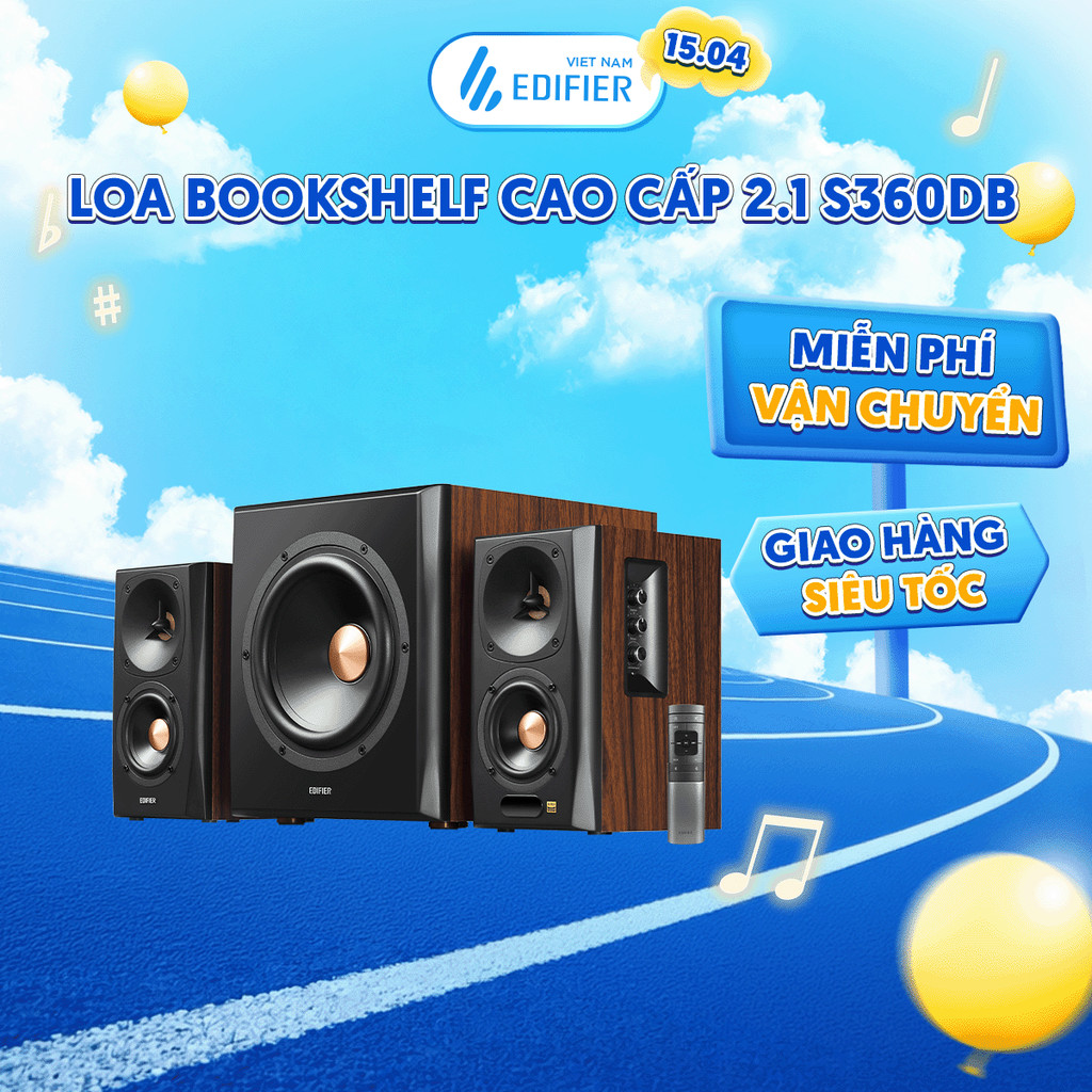 Bộ Loa Bluetooth Bookshelf EDIFIER S360DB | Công Suất 155W | Hi-Res ...