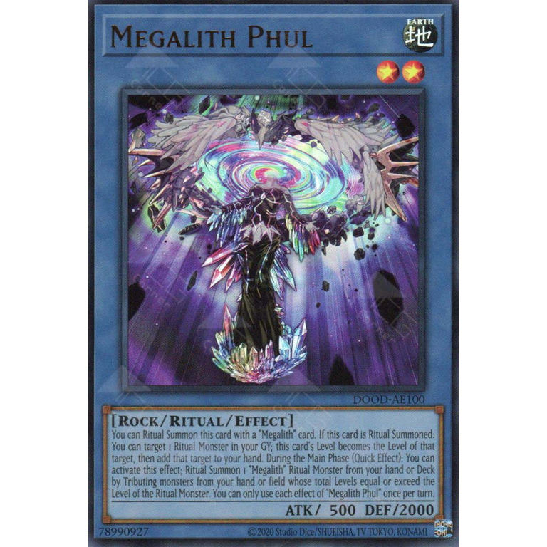 Thẻ bài Yugioh! - DOOD-AE100 - Megalith Phul | Shopee Việt Nam