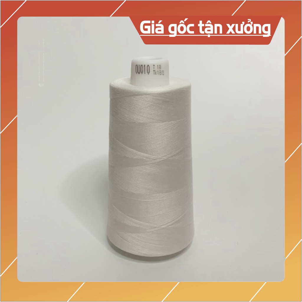 [CHỈ MAY] 60/2 Cuộn 5000m Hàng Thùng Công Ty- Màu Trắng HT | Shopee ...