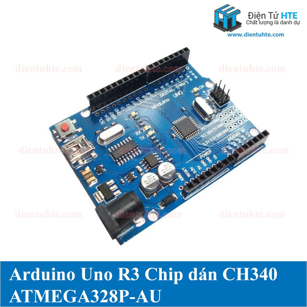 Arduino Uno R3 CH340 ATMEGA328P-AU Chip dán Kèm Cáp USB | Shopee Việt Nam