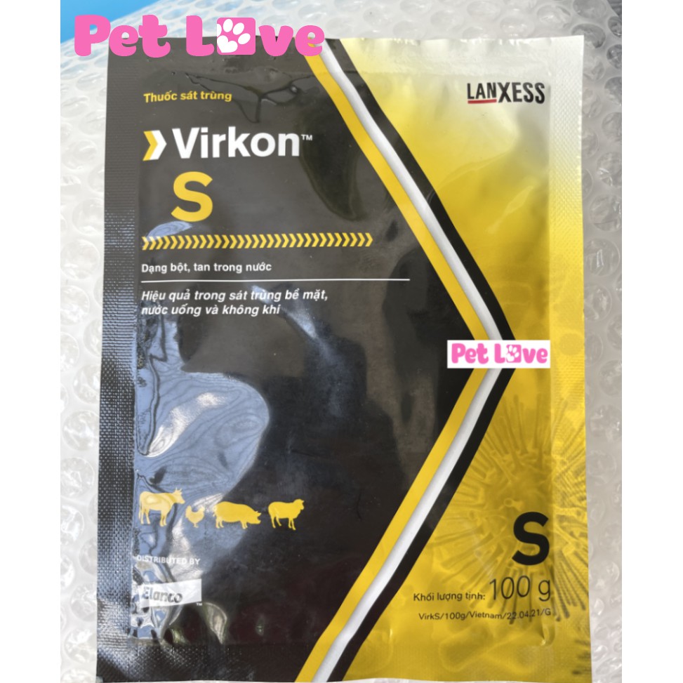 Virkon S (100g) sát trùng chuồng trại, nhà vật nuôi | Shopee Việt Nam