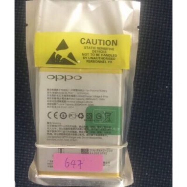 Pin điện thoại oppo A77 ( BLP 647) | Shopee Việt Nam