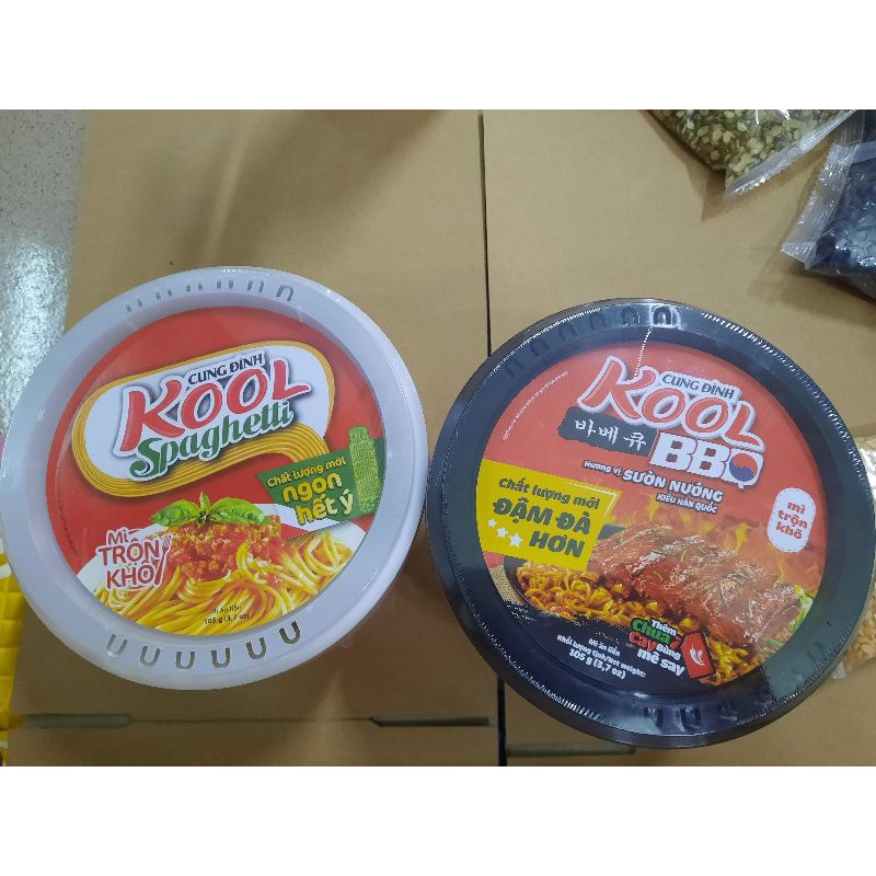 Mì trộn Cung Đình Kool Spaghetti và vị BBQ | Shopee Việt Nam
