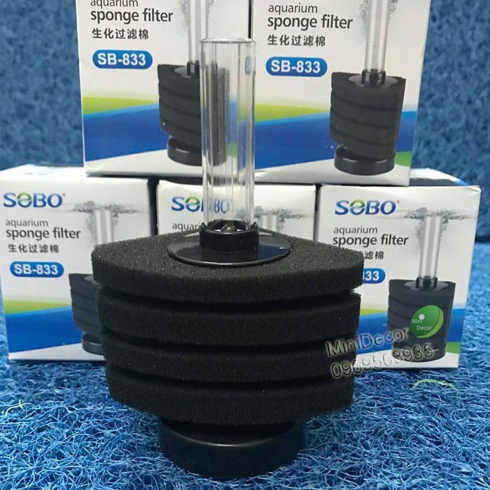Cục Sủi Vi Sinh | Lọc Bio Mini SOBO ☘ Sủi Trụ SB-933 | Sủi Góc SB-833 ☘ Lọc Vi Sinh Mini Cho Bể ...