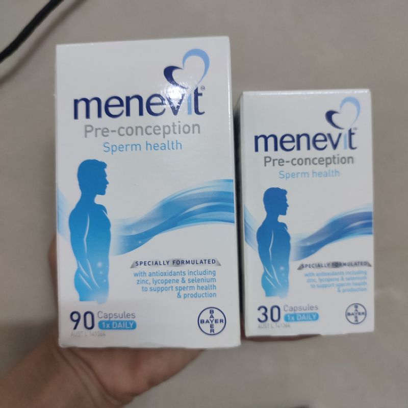 Menevit Tăng Chất Lượng Tinh Trùng 30 viên và 90 viên | Shopee Việt Nam