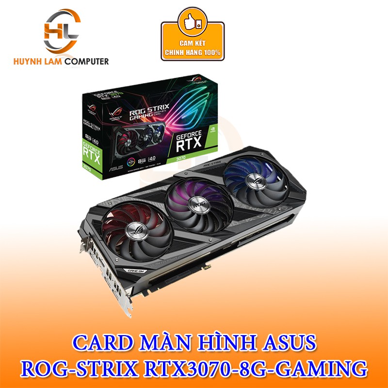 Card màn hình ASUS ROG Strix GeForce RTX 3070 O8G Gaming - VGA Chính ...