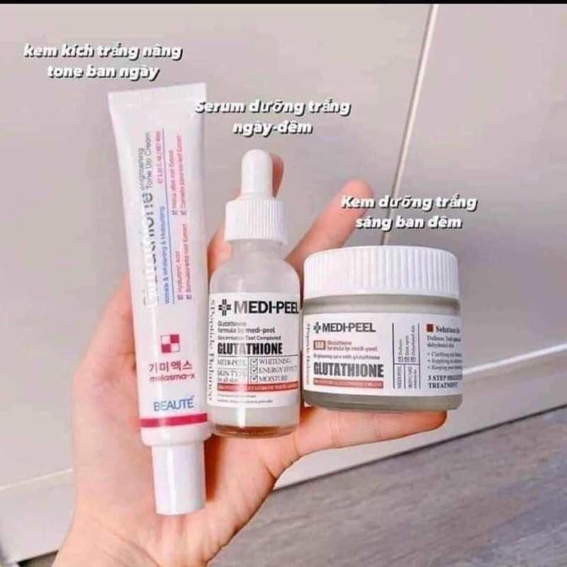 COMBO KEM DƯỠNG VÀ SERUM TRUYỀN TRẮNG DA MEDIPEEL | Shopee Việt Nam