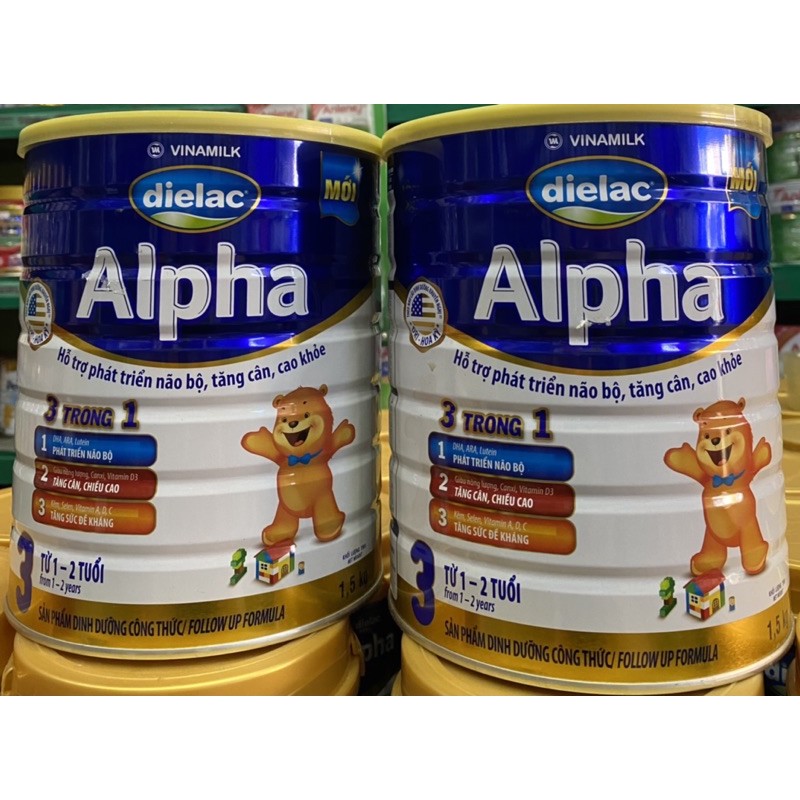 Sữa bột Dielac Alpha 3 1,5kg | Shopee Việt Nam
