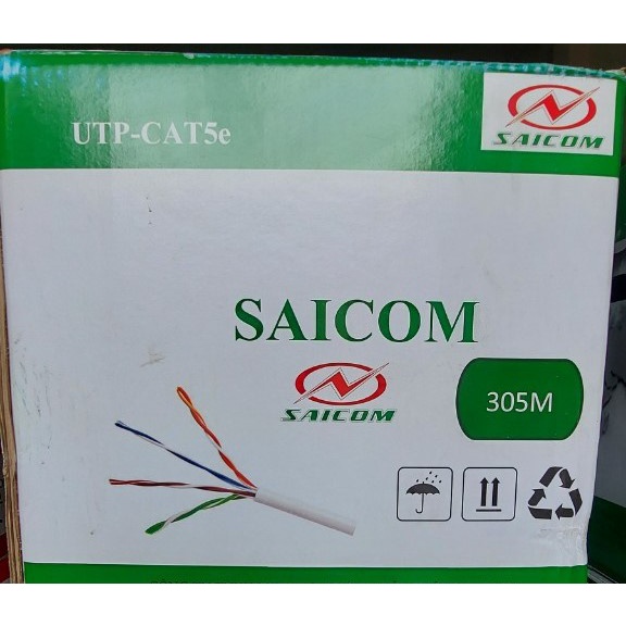 Dây cáp mạng CAT6 / CAT5E chính hãng SAICOM (mét) | Shopee Việt Nam