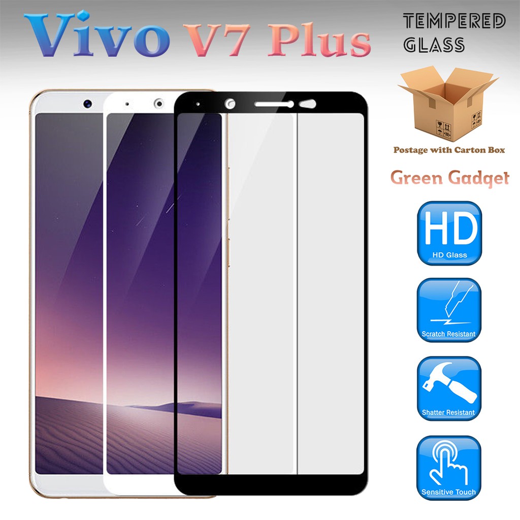 Cường lực full màn Vivo V7 Plus / Vivo 1716 (Viền đen) | Shopee Việt Nam