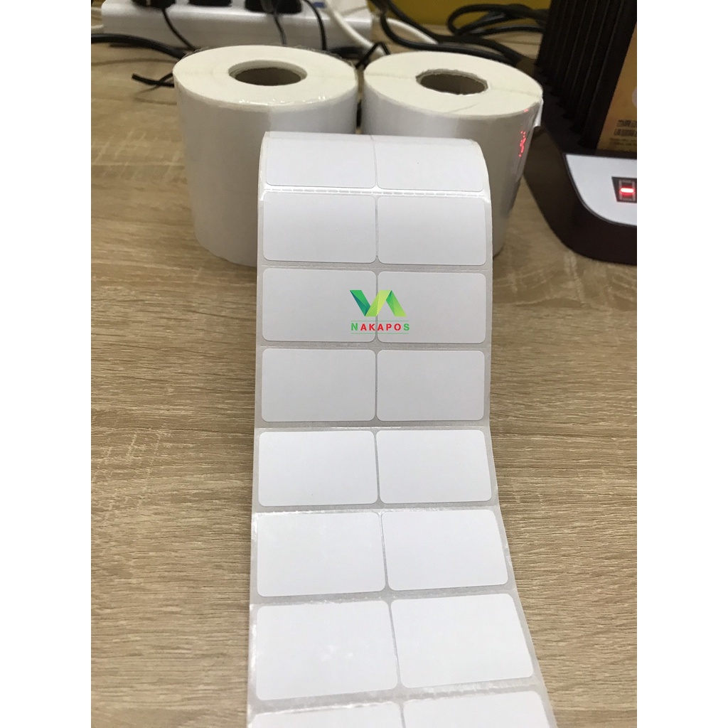 Decal in tem mã vạch nhiệt 35x22 [2 Tem - 25m - 2000 Tem] | Shopee Việt Nam
