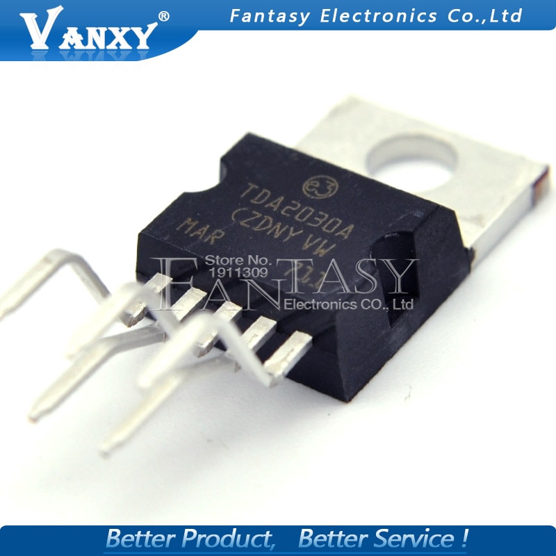 Linh kiện khuếch đại âm thanh tuyến tính bảo vệ quá nhiệt/đoản mạch IC TDA2030 TO220-5 TDA2030A ...