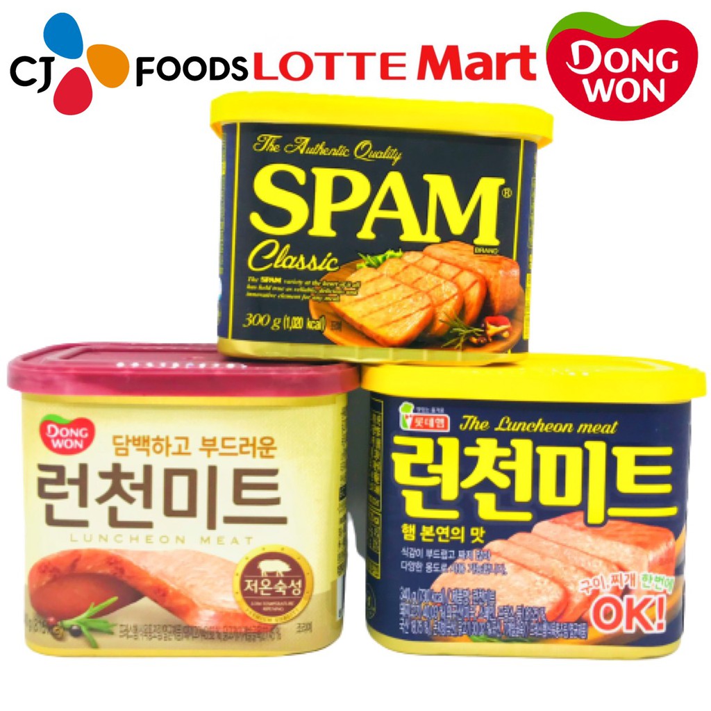 [Đủ Loại] Thịt Spam Hàn Quốc Dongwon Lotte Ham Siêu Ngon Cơm Cân Bằng ...