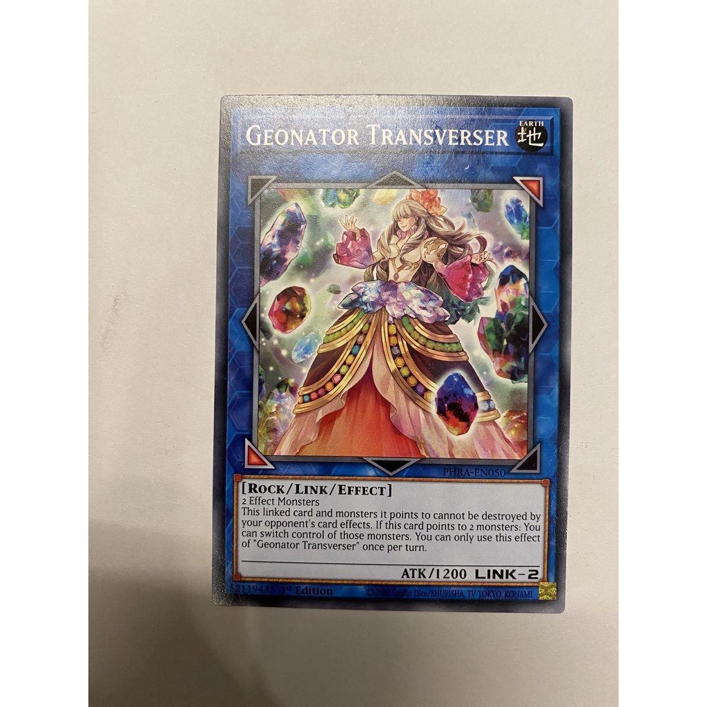 [Thẻ Bài Yugioh Chính Hãng] Geonator Transverser | Shopee Việt Nam