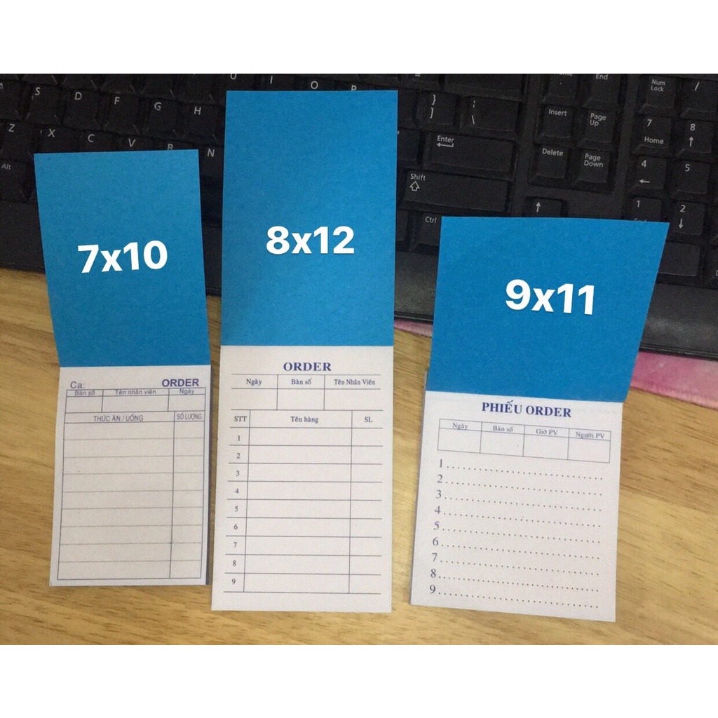 Sổ Order 3 Liên 90 tờ 7x10, 8x12 (combo 10 cuốn) | Shopee Việt Nam