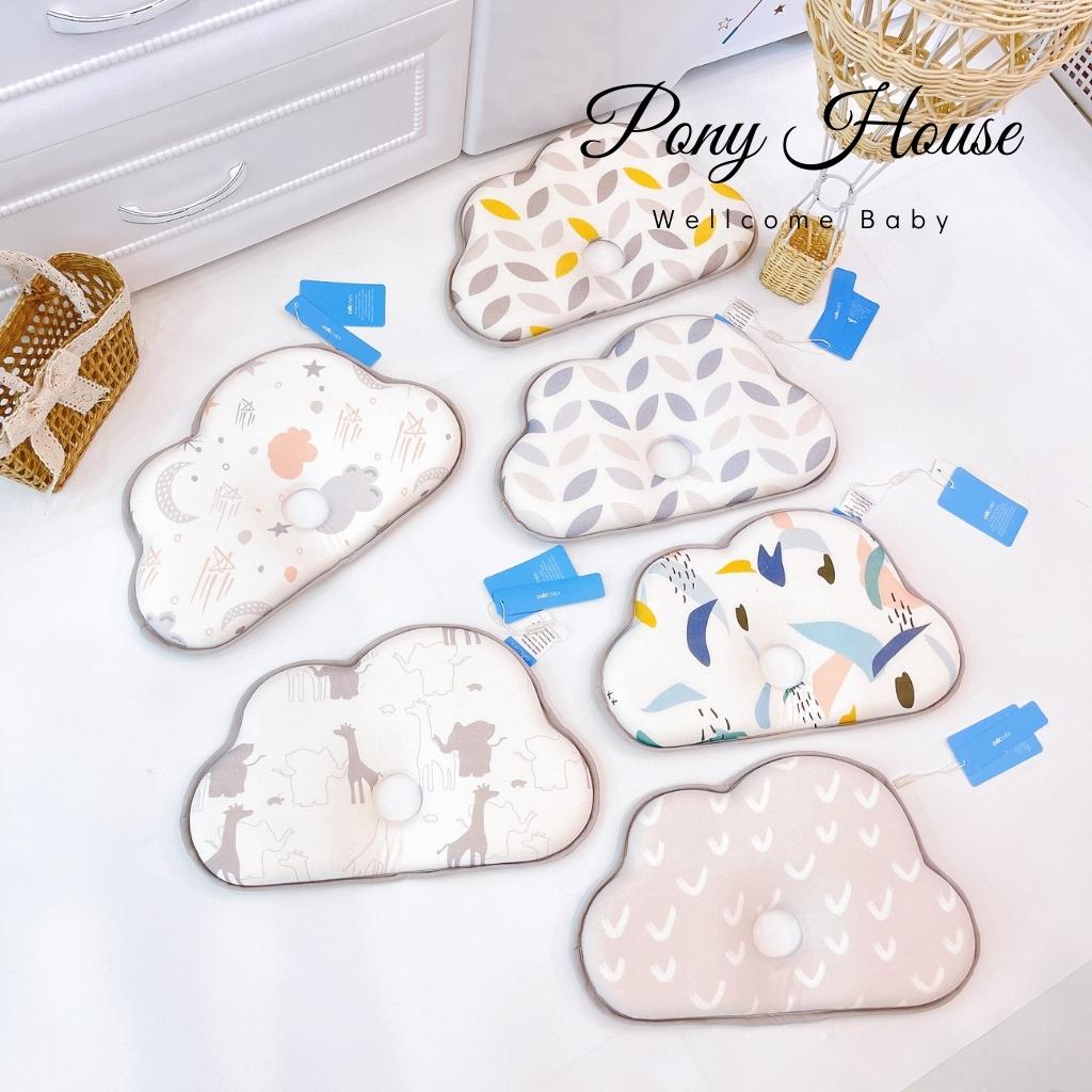 Gối cao su non chống méo bẹp đầu cao cấp hình đám mây CHOC CHICK cho bé ...