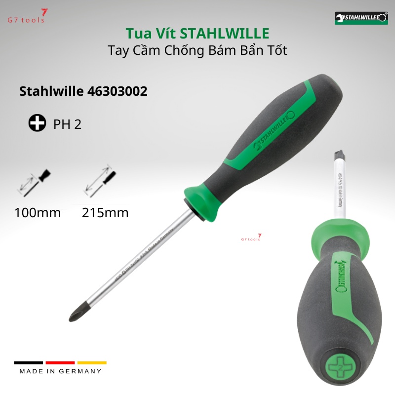 Tua vít Stahlwille Sản Xuất Tại Đức Thép Alloy 46303001/ 46303002/ 46303003/ 46203035/ 46203055 ...