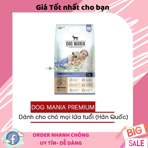 [SIÊU RẺ] DOG MANIA - Thức ăn hạt cho chó mọi lứa tuổi Dog Mania (túi ...