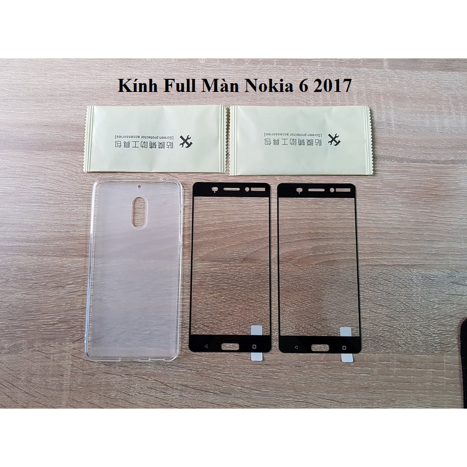 Kính cường lực Full màn hình Nokia 6 2017 - Pk68 | Shopee Việt Nam