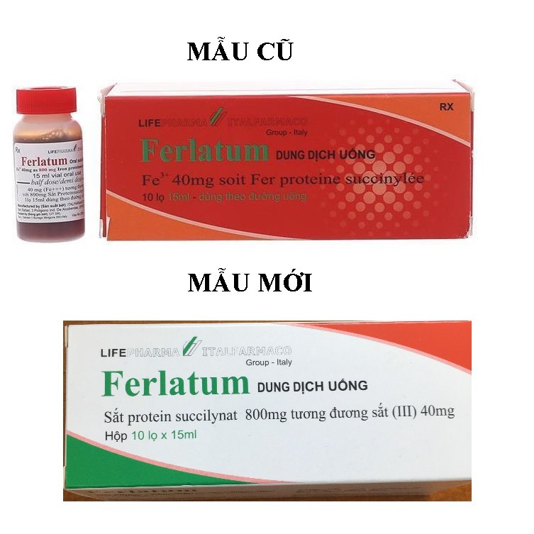 FERLATUM - Sắt 40mg x 10 lọ | Shopee Việt Nam