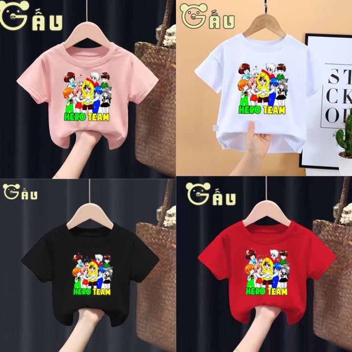 HOT Áo Hero Team đủ màu kèm quà tặng dễ thương hình shop mẹ gấu ...