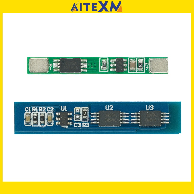 Bảng Mạch Bảo Vệ Pin li-ion 1S 3.7V 3A /2S 3A BMS pcm Cho 18650 lithium ...