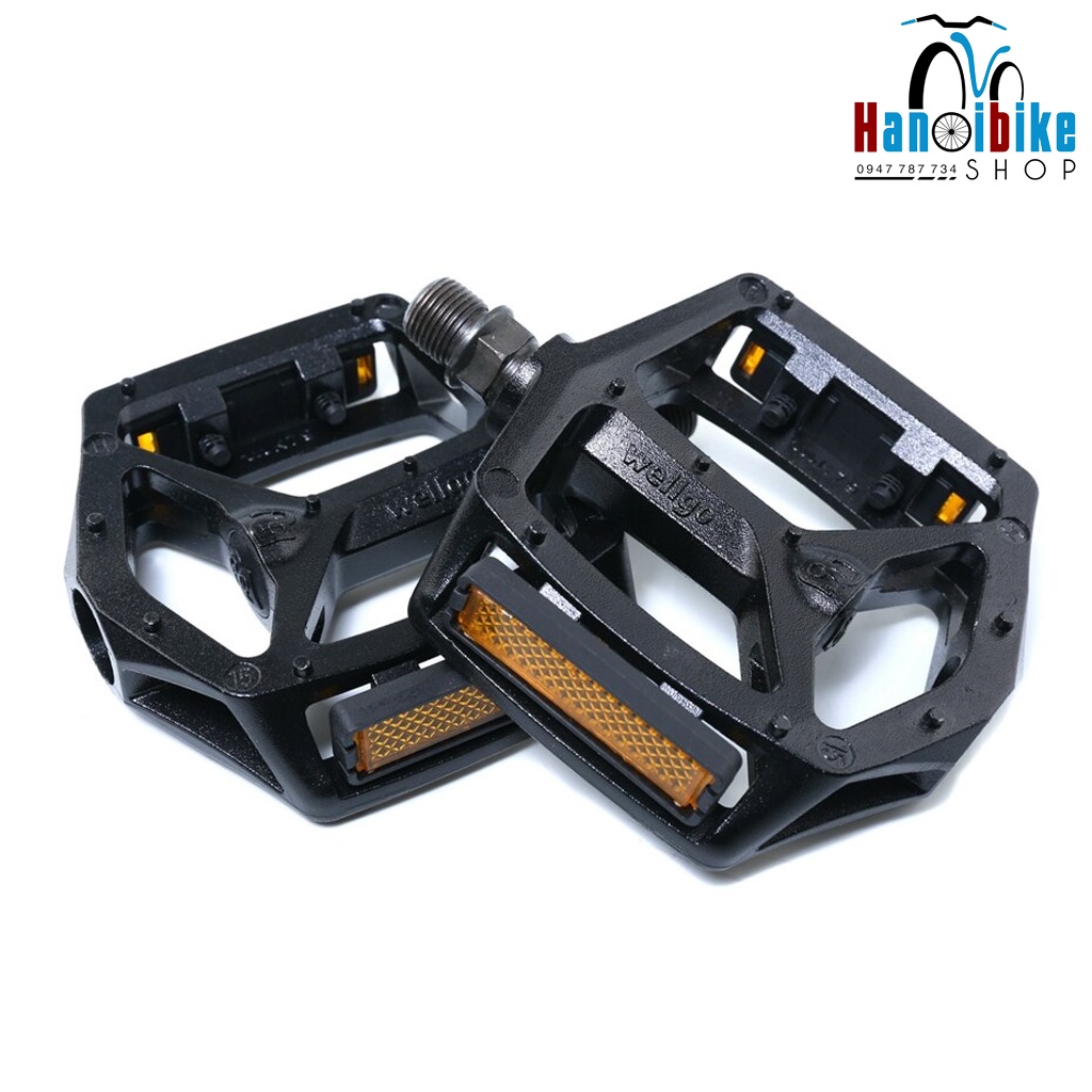 Pedal bàn đạp xe đạp Wellgo K79 cổ điển dành cho xe đạp fixed gear gắn thêm straps | Shopee Việt Nam