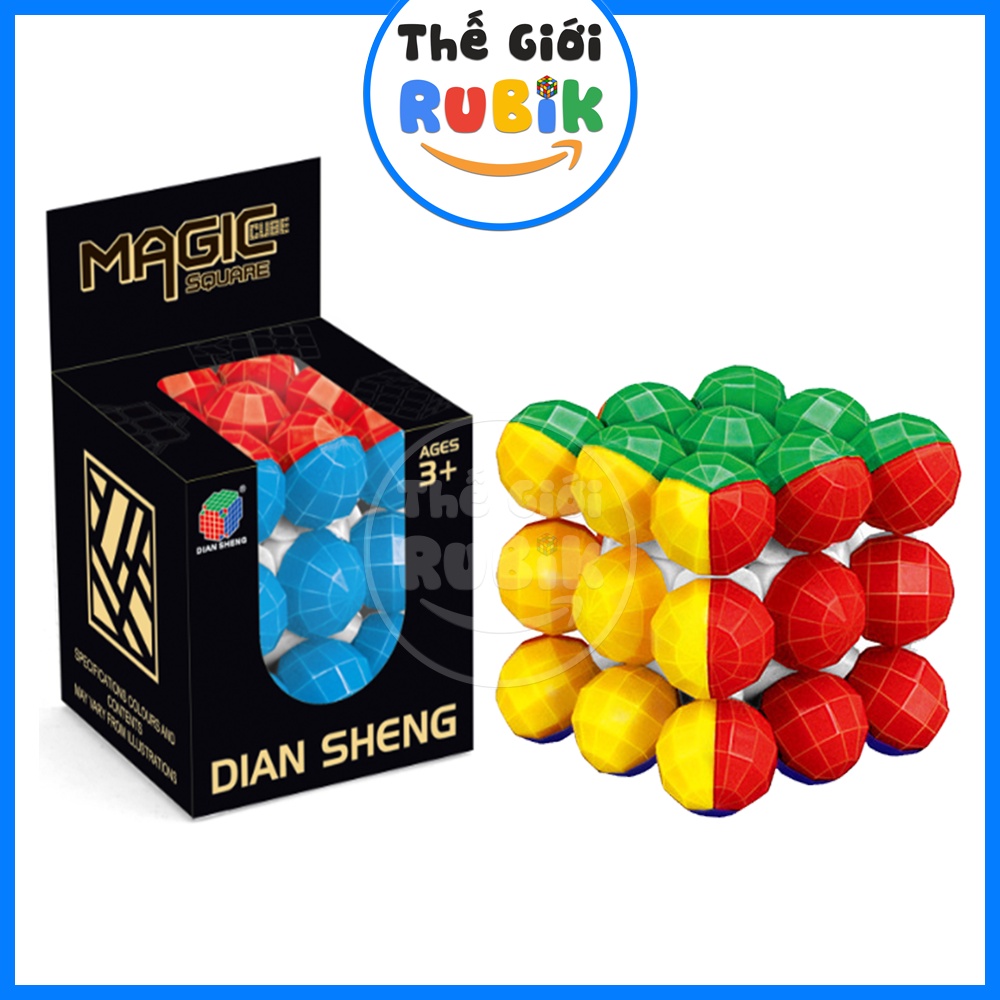 [Chính Hãng] Rubik Biến Thể Bi Tròn DianSheng 3x3 Round Beads Cube Siêu ...